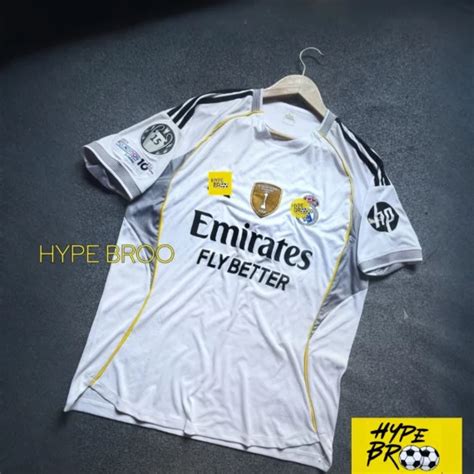 Real Madrid 25 26 Home Jersey 15th Ucl Patch Hypebroo