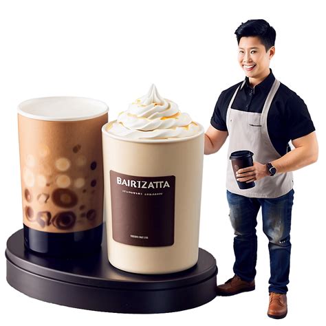 Download Barista Coffee Presentation Png Tor6