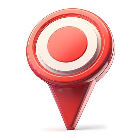 Premium Photo Striking Red Location Pin For Marketing And Navigation