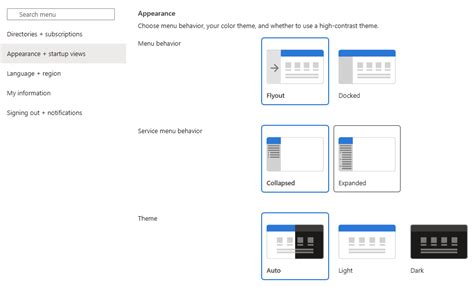 Manage Azure Portal Settings And Preferences Azure Portal Microsoft Learn
