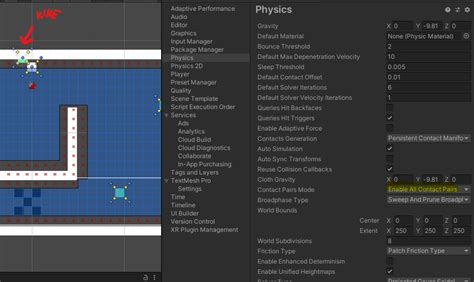 Dynamic Rigidbody Wont Collide With Kinematic Unity Engine Unity