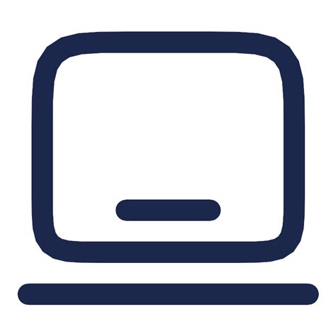Laptop Minimalistic Vector SVG Icon SVG Repo