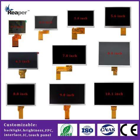 Inch IPS TFT LCD Capacitive Touch Display Screen Resolution Spi RGB Interface LCD
