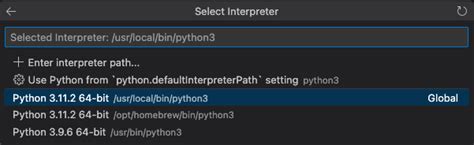 Include Pyenv Global Python When Selecting Environments For The Create Environment Command