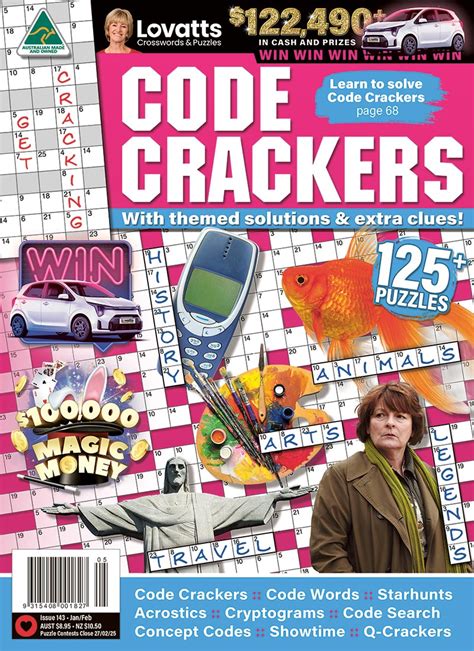 Code Crackers Lovatts Crossword Puzzles Games And Trivia