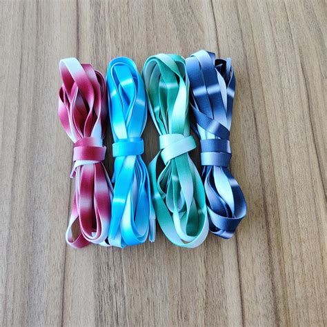 Polyester Flat Laces Color Gradient Laces Simple S Vicedeal