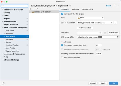 Deploy Apps Using Deployment Configurations Rubymine