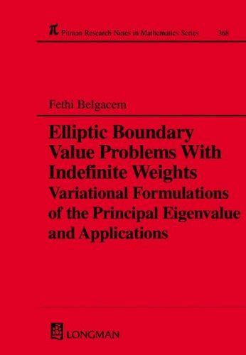 Elliptic Boundary Value Problems With Indefinite Weights Variational