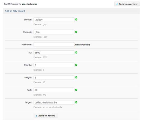 What Is An Srv Record How Do I Create It Combell Support