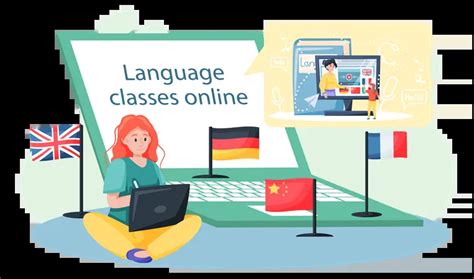 Best Online Foreign Language Classes Illustration Download In Png
