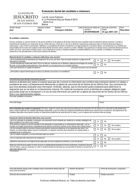 Recommendation Forms Pdf Odontología Higiene Oral