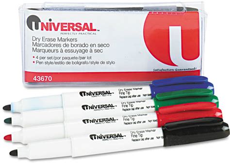 Universal Pen Style Dry Erase Markers OnTimeSupplies Com