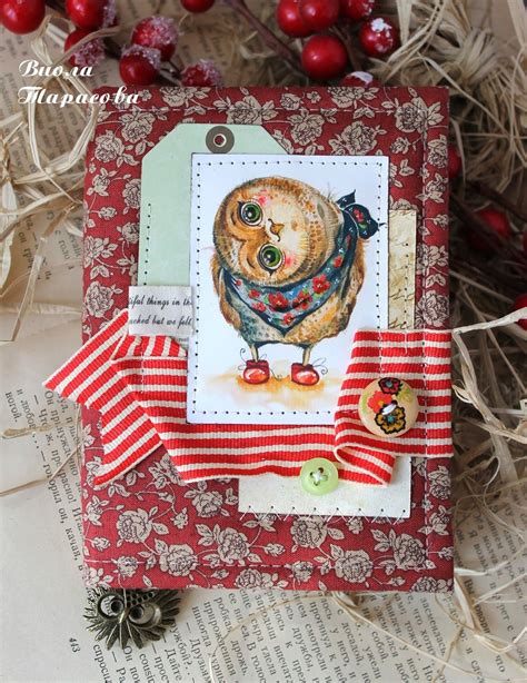 Create. Inspire. Love: Весенняя открытка, блокнотик с совой и мой ...