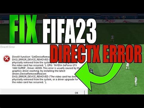 Fifa 23 “directx Functiondx12renderernvapid3d12dxgidevice Hung