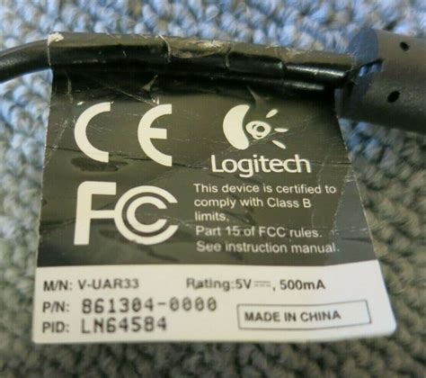 Logitech V Uar33 861304 0000 Usb Wired 1 3 Megapixel Quickcam Fusion Webcam