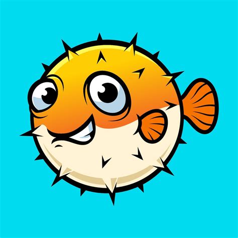Pufffish Cartoon Illustration 48010031 Vector Art At Vecteezy