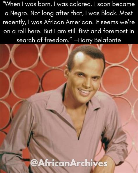 African Harry Belafonte Was More Than A Legendary Singer And Actor