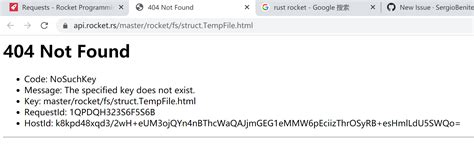 tempfile doc not found · issue 1687 · rwf2 rocket · github