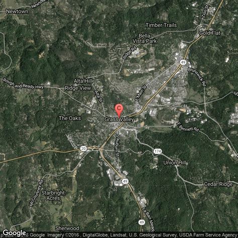 Grass Valley California Map