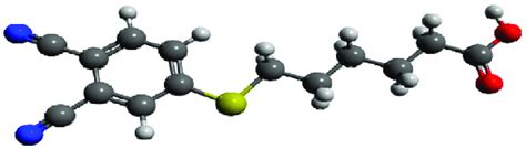 Full Optimized Molecular Structure At Dft Method Of Calculations Of 1