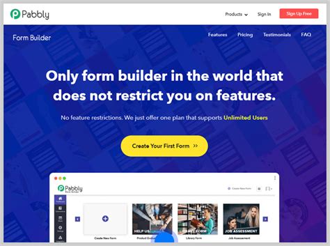 Best Data Collection Form With Free Trial Pricing Pabbly