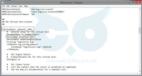 cara mudah setting port xampp yang error baca coding