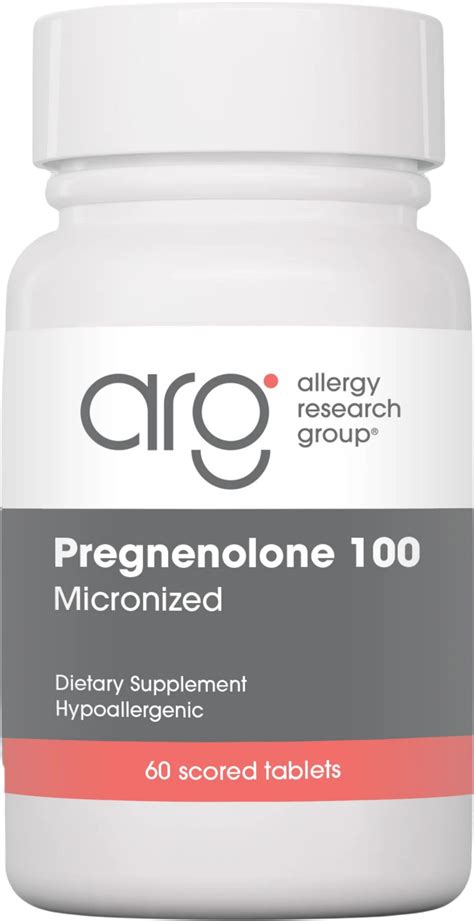 Pregnenolone 100 mg, 60 Tabletten - Allergy Research Group® - VitalAbo