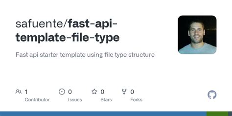 Github Safuentefast Api Template File Type Fast Api Starter