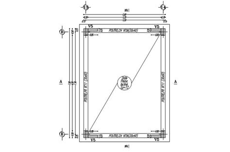 Slab Formwork Details Of The Terrace In Autocad 2d Drawing Cad File Dwg File Cadbull