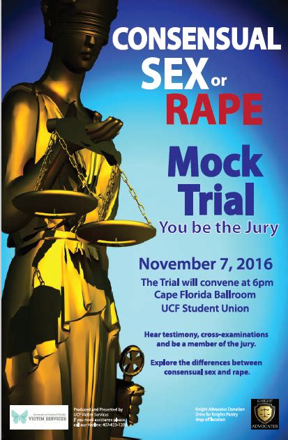 Mock Trial To Explore Definition Of Consent UCF News