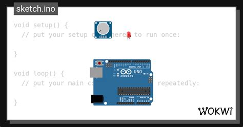 Potentio Wokwi Esp32 Stm32 Arduino Simulator