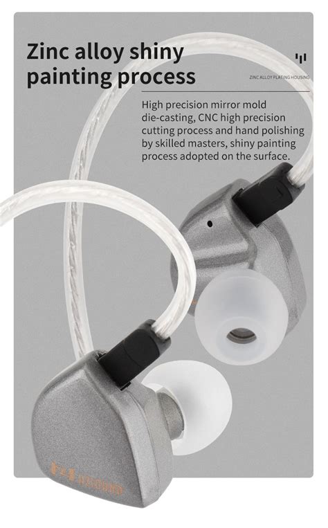 HZSound Heart Mirror Zero Mm Driver Unit CCAW Voice Coil In Ear Earp HiFiGo