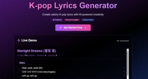 Best K Pop Song Generator Create K Pop Song And Lyric With Ai
