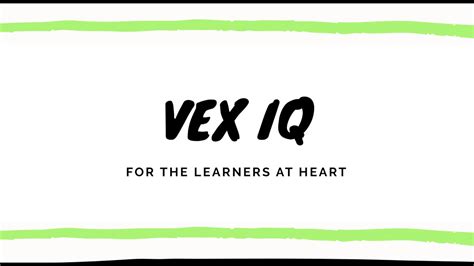 Vex IQ Modkit Menus Tutorial YouTube