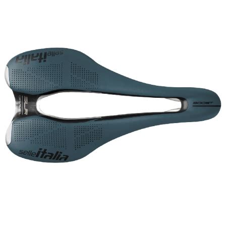 Selle Italia Saddle Slr Boost Gravel Ti 316 Superflow Blue Granite