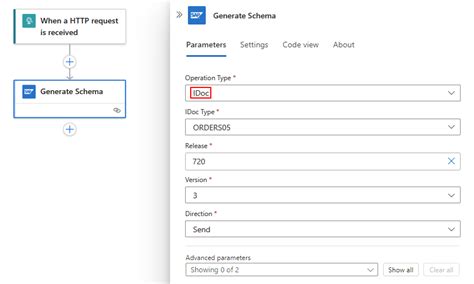 워크플로우를 통해 Sap 아티팩트에 대한 스키마 생성 Microsoft Learn