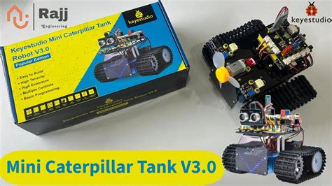 Meet My New Mini Caterpillar Robot Arduino Robotic Kit Youtube