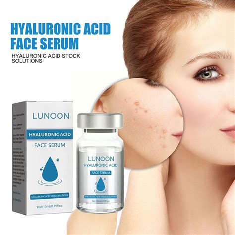 Lunoon 리페어 히알루론산 페이스 세럼 보습 미백 피부 개선 페이스 퍼밍 에센스 스킨 케어 탄력 K3z3 10ml Aliexpress
