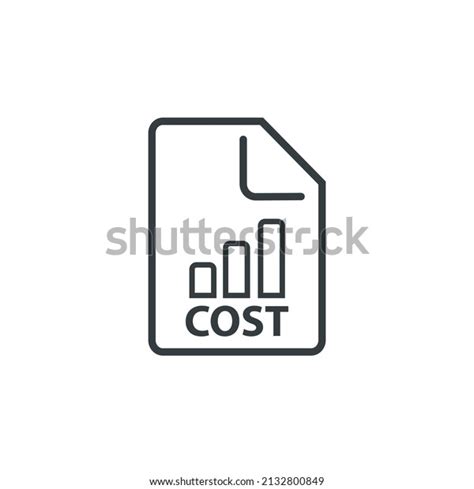Cost Statement Icon Vector Cost Statement Stock Vector Royalty Free 2132800849 Shutterstock