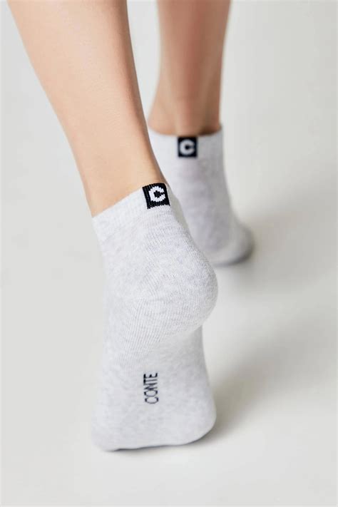 Cotton Ankle Socks Conte Active Terry Foot 571 Une Pick