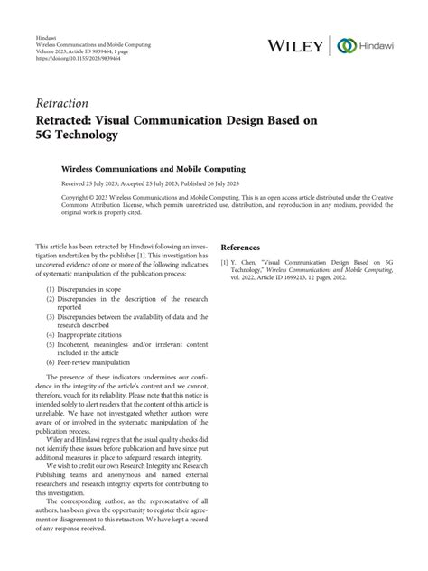 Pdf Retracted Visual Communication Design Based On 5g Technology