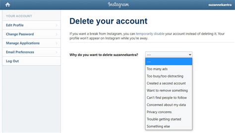 How To Close Account On Instagram Zaunmaler