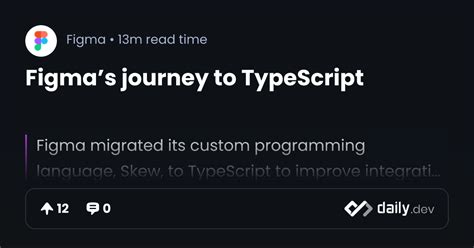 บันทึกเรื่องการเปลี่ยนมาใช้งาน Typescript ของ Figma