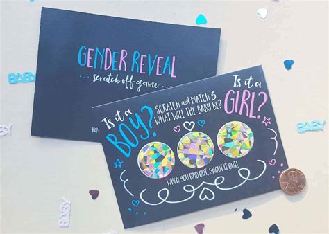 Gender Reveal Envelope Ideas Gender Reveal Envelopes Nijq