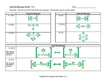 Lewis Dot Structures By Chemistry With Confidence TPT