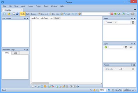 GitHub Zdimension Ocular Free C WYSIWYG HTML Editor