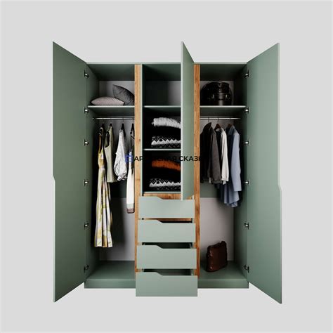 Шкаф Фитчерс Шалфей Купить по цене 24900₽ с доставкой по Москве Бренд Арбатская сказка