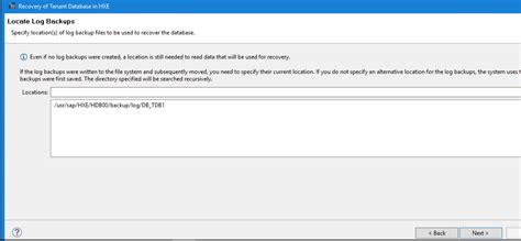 How To Restore Sap Hana Database From Clone Dell Pakistan
