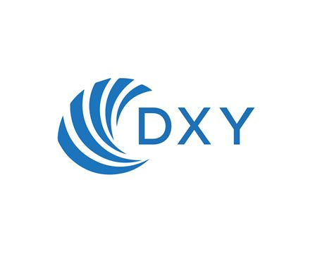 Dxy Letra Logo Diseño En Blanco Antecedentes Dxy Creativo Circulo Letra Logo Concepto Dxy