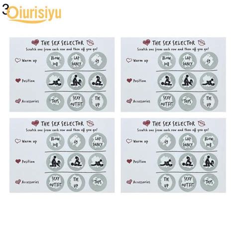 Buy 4pcsset Surprising Interactive Sex Scratch Card Paper Body Deep